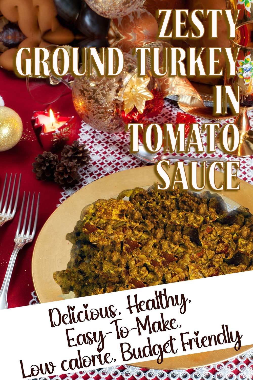 Zesty Ground Turkey in Tomato Sauce - out-there.design